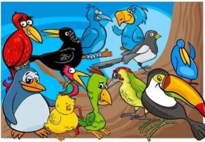 Spot the Difference – The Birds – Tell about the south
